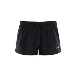 WINSHAPE Sportshorts 'AES103' Damen Gr&ouml;&szlig;e XXL schwarz / wei&szlig;
