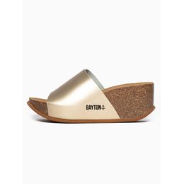 Bayton Pantolette 'Fuerte' Damen Gr&ouml;&szlig;e 42 gold