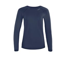 WINSHAPE Funktionsshirt 'AET118LS' Damen Gr&ouml;&szlig;e M anthrazit / wei&szlig;