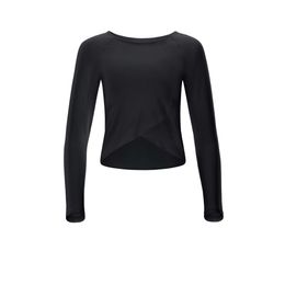 WINSHAPE Funktionsshirt 'AET131LS' Damen Gr&ouml;&szlig;e L schwarz