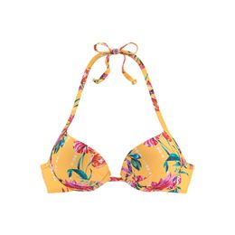 Sunseeker Bikini Top female size 80 Yellow / Green / Dark purple / Pink
