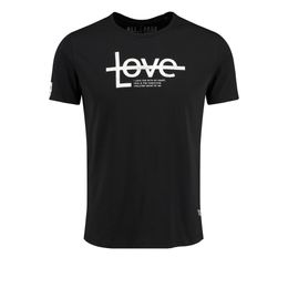 Key Largo T-Shirt 'MT LOVE YOU' Herren Gr&ouml;&szlig;e S schwarz / wei&szlig;