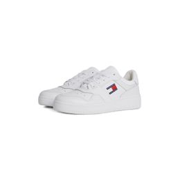 Tommy Jeans Sneaker "Retro Basket", Leder, Schnürung, für Herren, weiß, 46