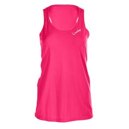WINSHAPE Sporttop 'MCT006' Damen Gr&ouml;&szlig;e XL pink / wei&szlig;