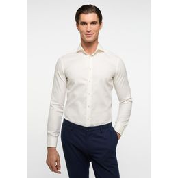 Langarmhemd Eterna "SLIM FIT" Gr. 40, Normalgrößen, beige (champagner) Herren Hemden Langarm