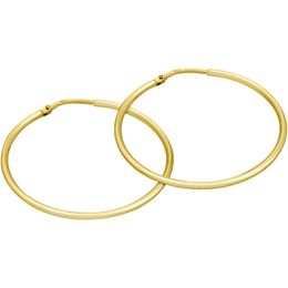 modabilé Paar Creolen Schmuck Geschenk Silber 925 Ohrringe Orbit (inkl. Putztuch), gelb|goldfarben