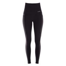 WINSHAPE Sporthose 'HWL115C' Damen Gr&ouml;&szlig;e XXL schwarz / wei&szlig;