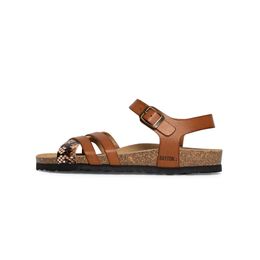 Bayton Strap Sandals 'Denia' female size 39 Brown / Mixed colors