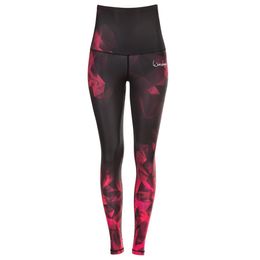 Winshape Sporthose 'HWL102' Damen Gr&ouml;&szlig;e L schoko / rubinrot / wei&szlig;