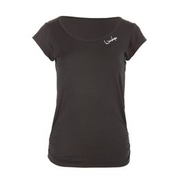 WINSHAPE Funktionsshirt 'AET106' Damen Gr&ouml;&szlig;e XS schwarz / wei&szlig;