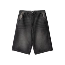 Bershka Shorts Herren Gr&ouml;&szlig;e 28 black denim