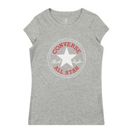 Converse T-Shirt M&auml;dchen Gr&ouml;&szlig;e 140/146 grau / rot / wei&szlig;