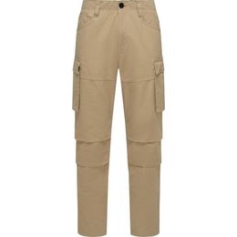 Ragwear Cargohose Merly Long (1-tlg) modische Herren Cargo mit großen Pattentaschen, braun