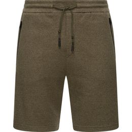 Ragwear Shorts Roydy (1-tlg) Stylische Herren Joggpants mit Reißverschlusstaschen, grün
