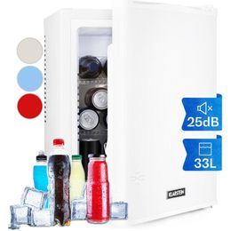 Happy Hour 33 Minibar 33L 5-15°C eek g 25dB LED-Licht - Weiß - Klarstein