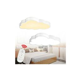 Deckenleuchte Wolke Kinderzimmerlampe 48W Cartoon Kinderzimmer Lampe Wolken mit Fernbedienung für Kinder Mädchen Baby - Dimmbar Naizy