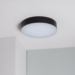 LEDKIA - led Deckenleuchte 21W Rund Juno IP65 Ø320 mm Neutralweiß 4000K No FlickerSchwarz