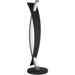 LUCANDE - LED-Tischleuchte Marija, schwarz, Metall, 61,5 cm - Schwarz, gold, silber