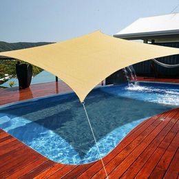 Drillpro - Sonnensegel Rechteck UV-Sonnen-Schutz Terrasse Balkon Tarp Wasserdicht 2.5x3M lavente