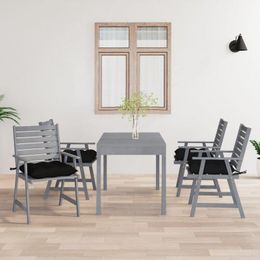 Esszimmerstühle 4er Set mit Kissen Gartenstühle - Küchenstuhl Massivholz Akazie BV985824 Bonnevie