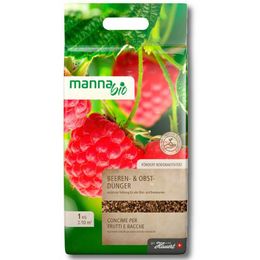 MANNA - Bio Beerendünger Obstdünger 1kg Beerenpflanzen Erdenbeerendünger Garten