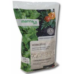 MANNA Bio Hornspäne 2,5 kg Langzeit Universaldünger Gemüsedünger Blumendünger