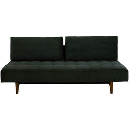 ebuy24 Blain Schlafsofa dunkelgrün, rauchfarben.