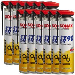 SX90 plus Multifunktionsöl 12x400 ml reinigt konserviert schmiert - Sonax