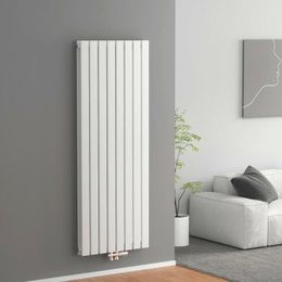 Meykoers - Heizkörper Design Flachheizkörper 160x62cm Vertikal Doppelschicht Mittelanschluss 1988W - 1600x620mm Doppellagig Weiß Radiator