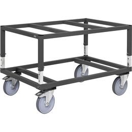 Kongamek Palettenwagen, höhenverstellbar, LxBxH 1200 x 800 x 655 mm