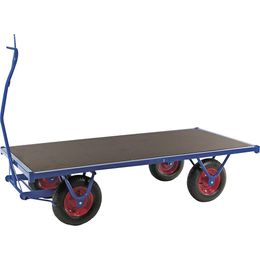 Kongamek Schwerlastwagen, mit Luftgummirädern, Ladefläche 1000 x 3000 mm