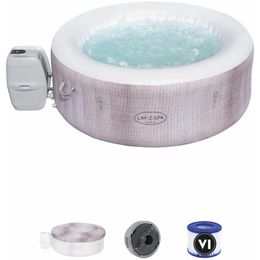 Whirlpool Bestway Lay-Z-Spa Cancún 180x66 cm für bis zu 2-4 Personen mit Airjet und Abdeckung