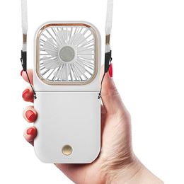Amirror Smart Ug - Mini-Taschenventilator, tragbarer elektrischer Ventilator, tragbarer Mini-USB-Ventilator, persönliche tragbare wiederaufladbare