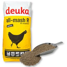 Deuka All-Mash R Korn 25 kg o.Cocc Reifefutter Küken Aufzucht Futter Geflügel