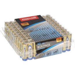 Maxell - 100er Box Batterien aa Mignon LR6 Alkaline