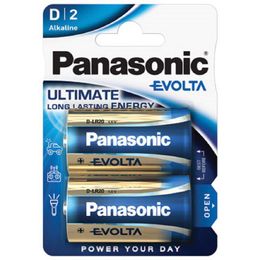 D Mono Evolta Batterie 1,5V 2er Blister - Panasonic