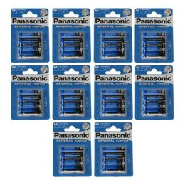 40x Panasonic aa Mignon Batterie General Purpose 1,5V 10x 4er Blister