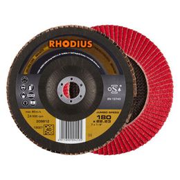 Rhodius Abrasives - rhodius jumbo speed, 10 Stück, 180 mm, Korn 40, Fächerscheibe