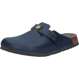 Birkenstock - Boston esd Pantolette blau normale Weite Gr. 45 - Blau