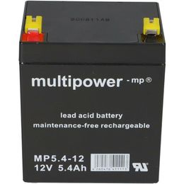 Multipower - Blei-Akku mp 5,4 -12 Pb 12V 5,4Ah