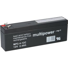 Multipower Blei-Akku MP2,4-12C 12V / 2,4Ah Zyklenfest