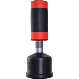Standboxsack höhenverstellbar mit Federung Rot - Schwarz+Rot - HOMCOM