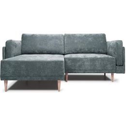 Sofa Cali Grau mit Schlaffunktion Vitalispa