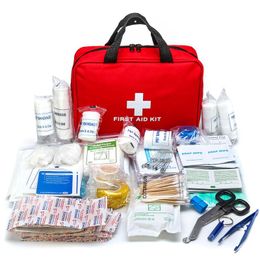 Maerex - 300 tlg. Verbandskaesten Set Verbandtasche Medical Erste-Hilfe für Haus Büro kfz Camping