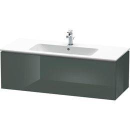 L-Cube Waschtischunterbau wandhängend, 1 Auszug, Breite: 1220mm, für Me by Starck 233612, Farbe: Dolomiti Grey Hochglanz Lack - LC614303838 - Duravit