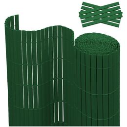 HENGDA Pvc Sichtschutzmatte Sichtschutz Garten Sichtschutzzaun Sichtschutzn Balkon Zaun. UV-beständig Sichtschutz für Garten Swimming Pools Balkon. Grün(80