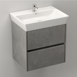 impex-bad_de Unterschrank GASTO (betongrau) ohne Waschtisch