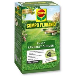 Langzeit Rasendünger Compo FLORANID Rasen Langzeit-Dünger 3 kg