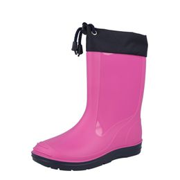 Beck Gummistiefel M&auml;dchen Gr&ouml;&szlig;e 39 marine / pink