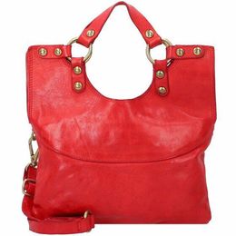 Campomaggi Pochette Henkeltasche Leder 28 cm rosso